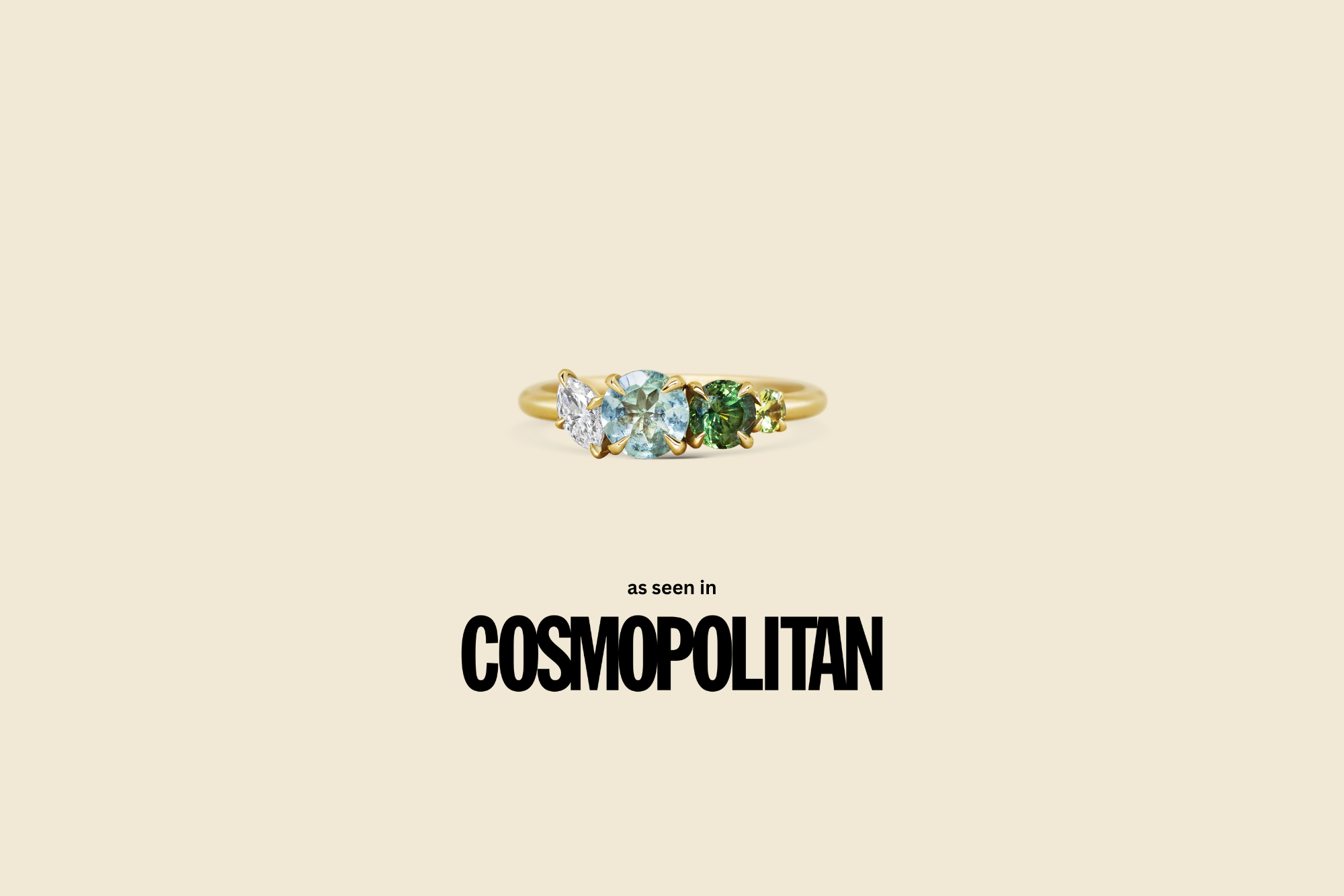 Michelle Oh Press Feature - Cosmopolitan 2024 - Prettiest Engagement Rings